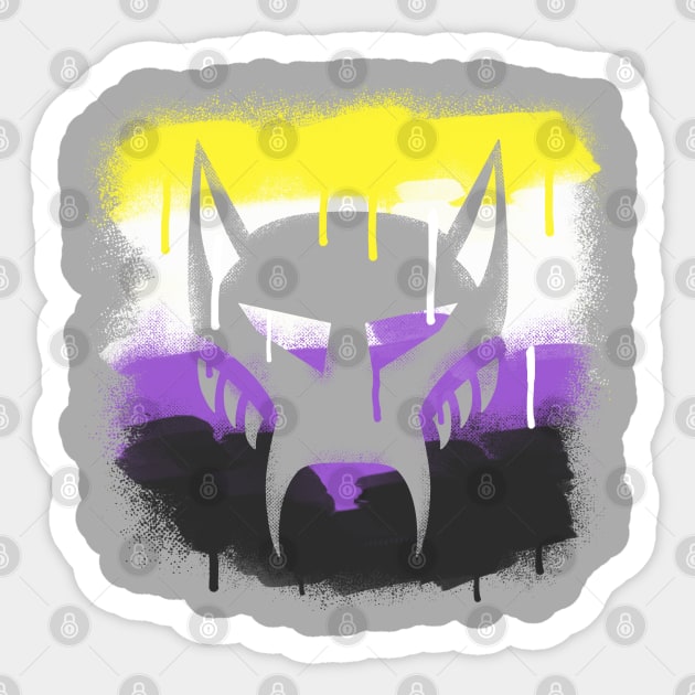 Non-Binary Maximal - Pride - Sticker | TeePublic